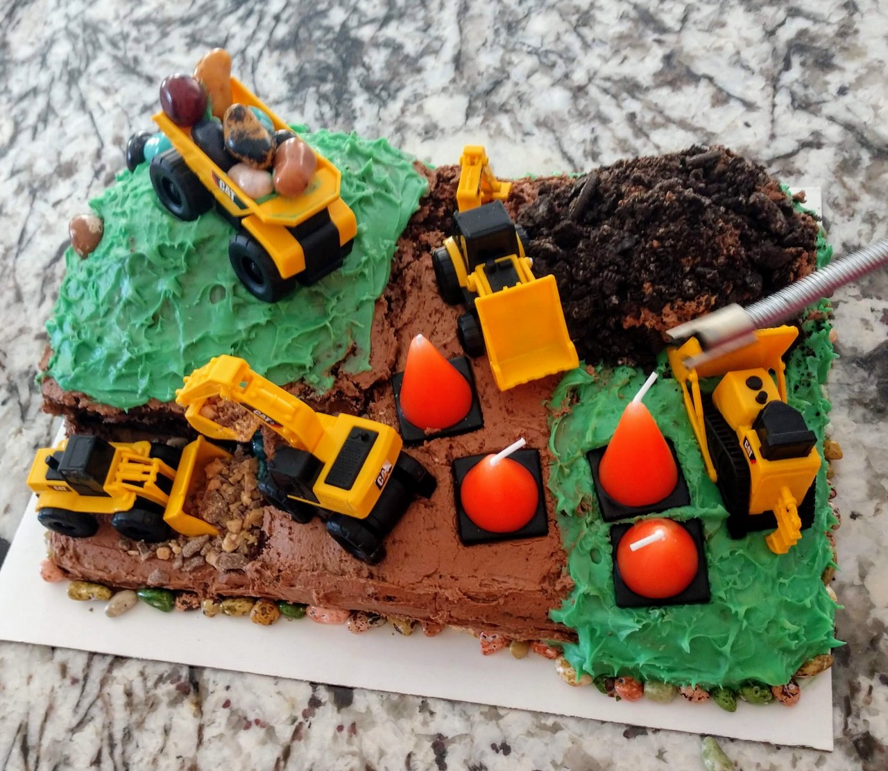 How to Bake: The Best Construction Cake Ever - Loves You Crafts